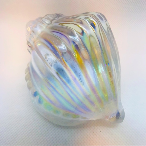 Art | Glass Seashell Paperweight | Poshmark